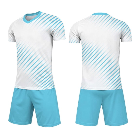 Amidoa Boys Athletic Outfit Sets 2 Piece Short Sleeve Performance ...