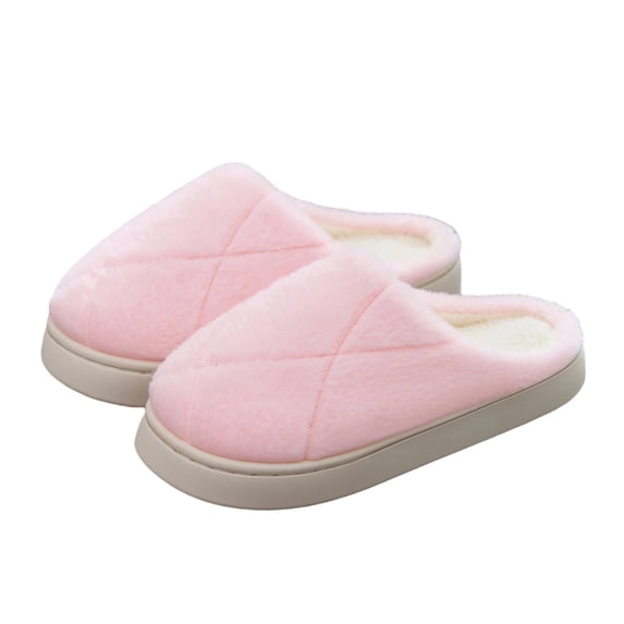 Amidoa Fuzzy Womans Slippers House Winter Pink Bedroom Cute Comfortable ...