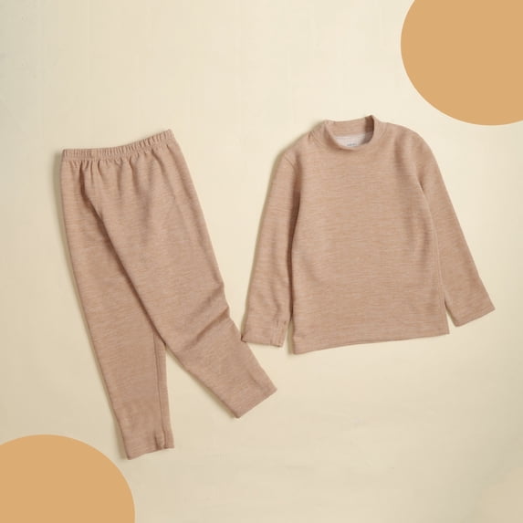 Amidoa Girls 2 Piece Outfits Fall Winter Clothes Cotton Solid Color Top ...