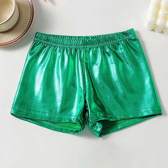 Amidoa Girls Shorts Casual Summer Toddler Wide Leg Soft Solid Color ...