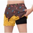 Amidoa Girls Shorts Elastic Waist Casual Summer Soft Printed Shorts for ...