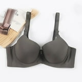 Amidoa Green Bras for Women Push-up Underwire Seamless Solid Bra Women ...