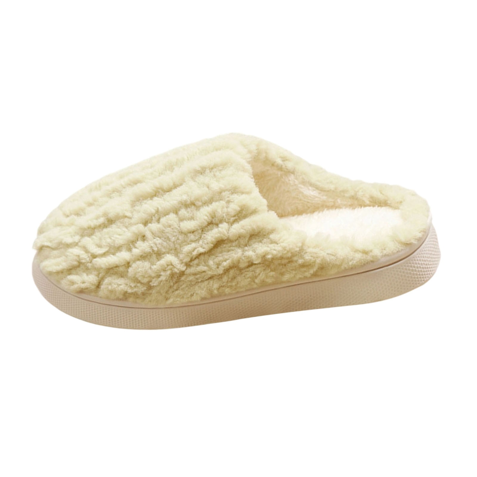 Amidoa Indoor Women Slippers House Fuzzy Green Bedroom Warm Winter ...