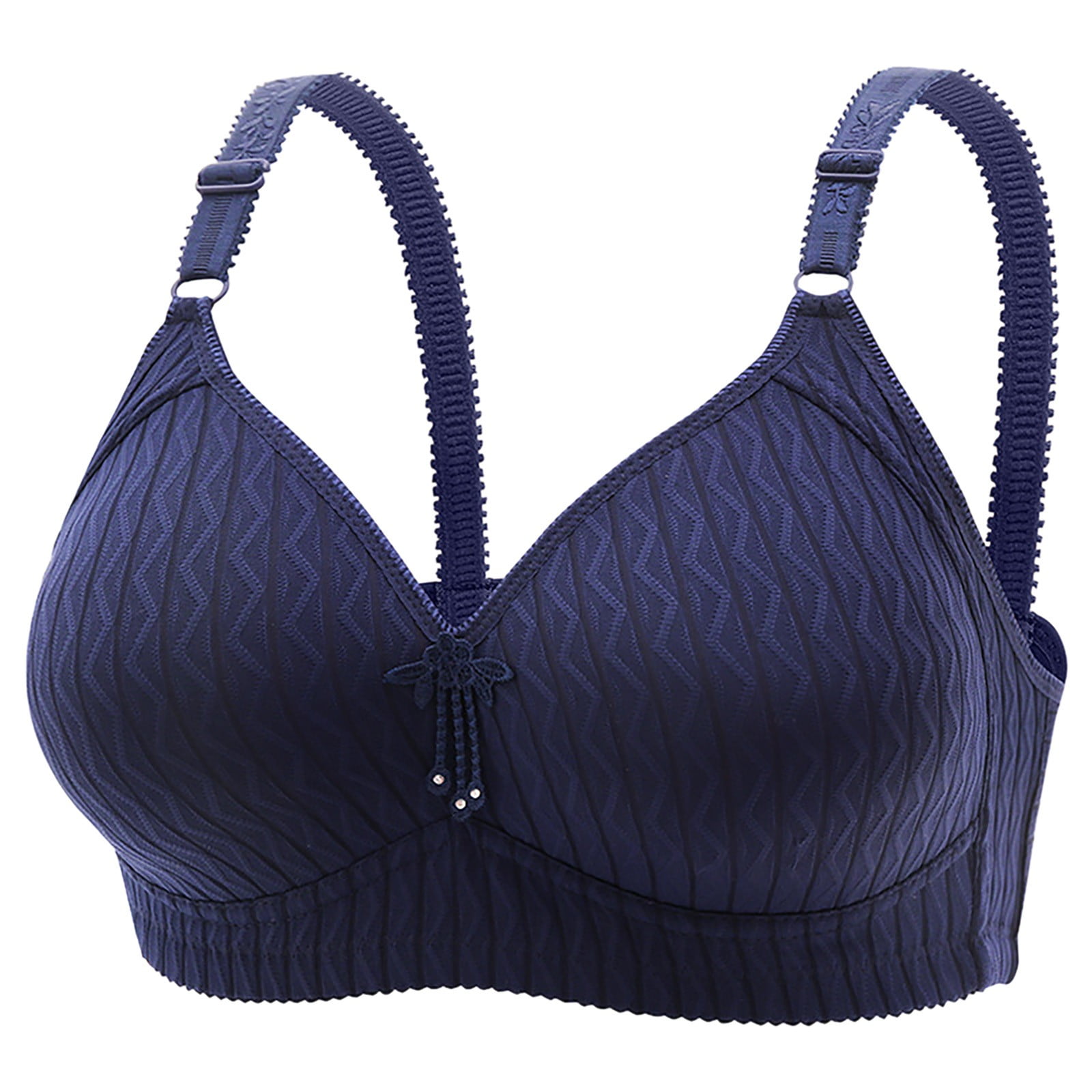 Amidoa Large Bust Women's Bras on Clearance Full-Figure Wire-Free Bras ...
