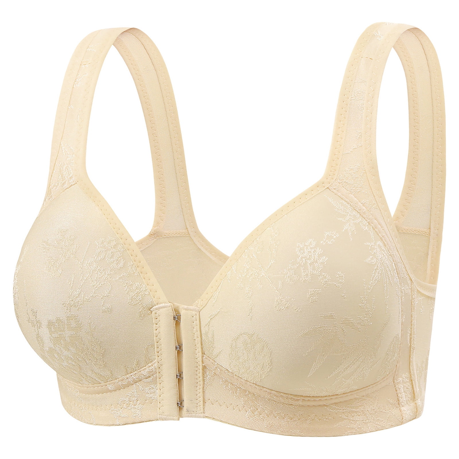 Amidoa Nursing Womens Bras Front-Close Beige 18-Hour Ultimate Lift ...