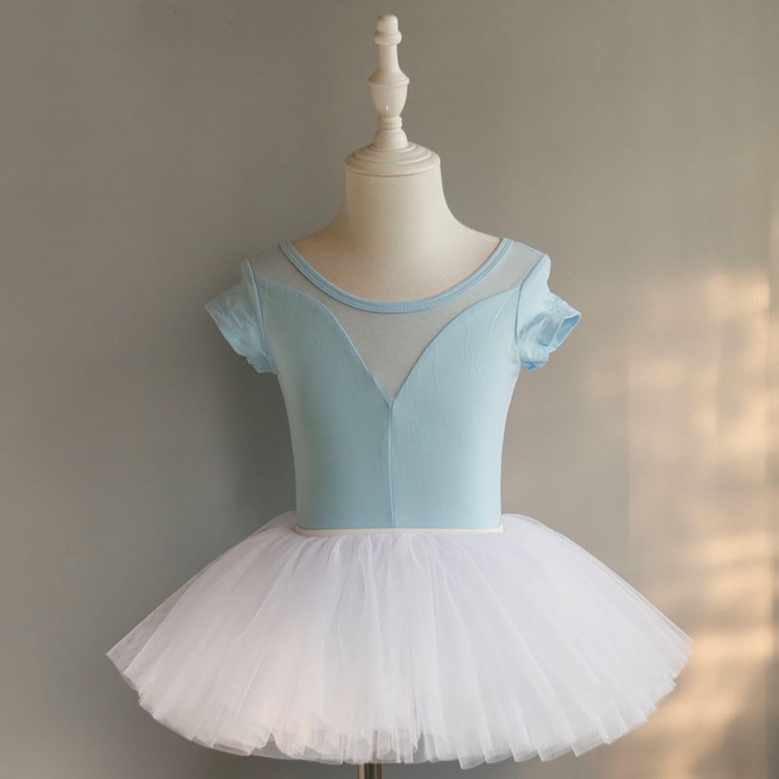 Amidoa Sleeveless Girls Tutu Dresses Dresses Tulle Sundress Skirt ...