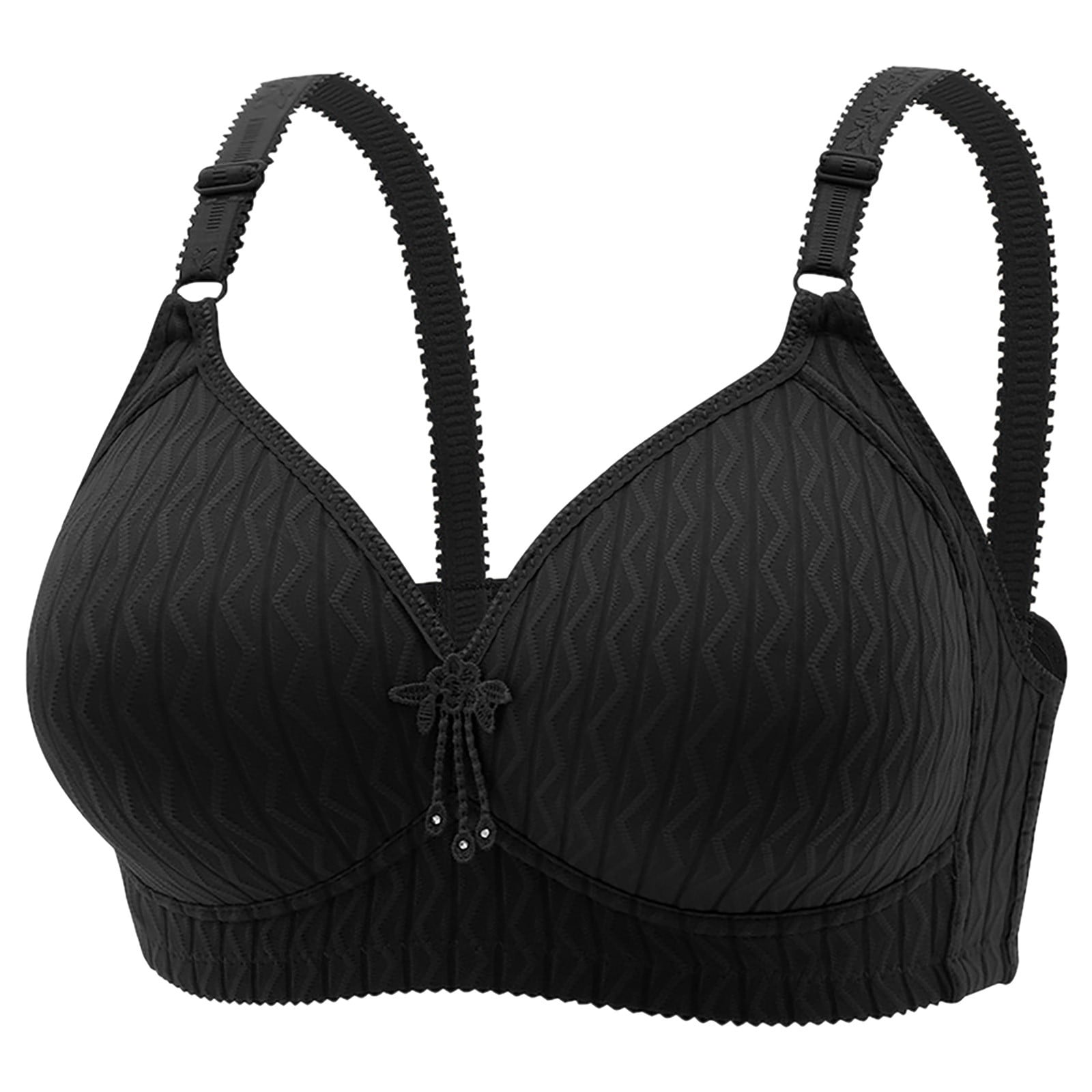 Amidoa Women Bras Large Bust Full-Figure Wire-Free Underwear Brasiers ...