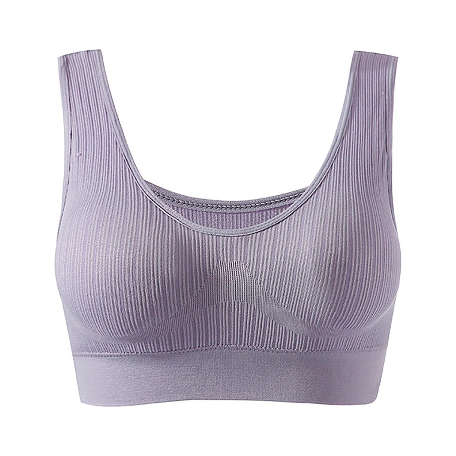 Amidoa Womens Bra Push up Wire-Free Sport Bra 90 S Outfits for Women XL ...