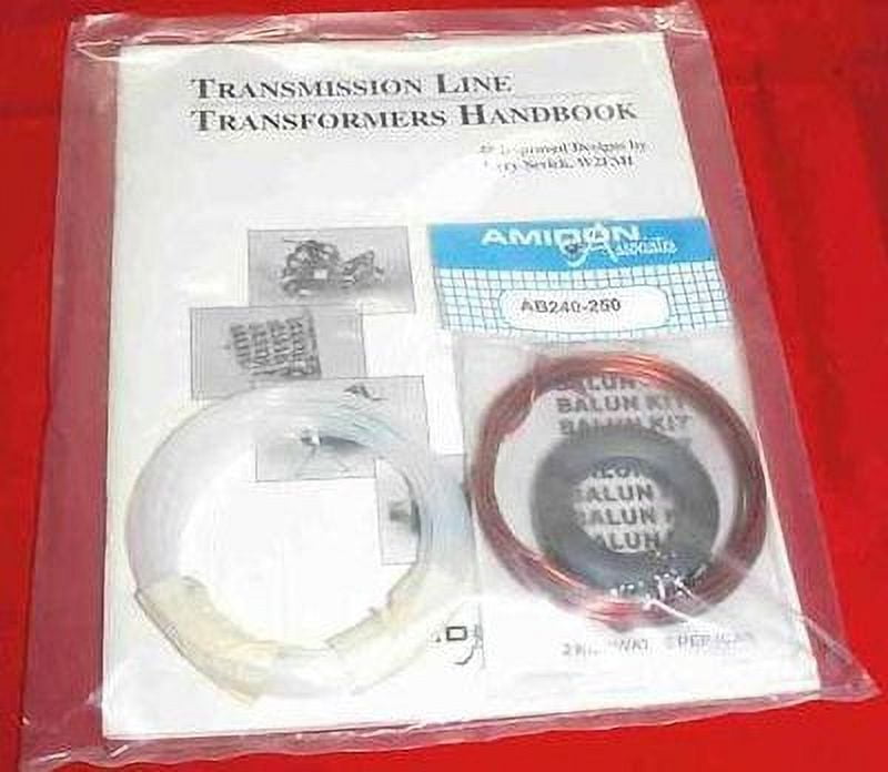 Amidon, 1 KiloWatt AB-240-250 Antenna Balun Kit with Handbook - Walmart.com