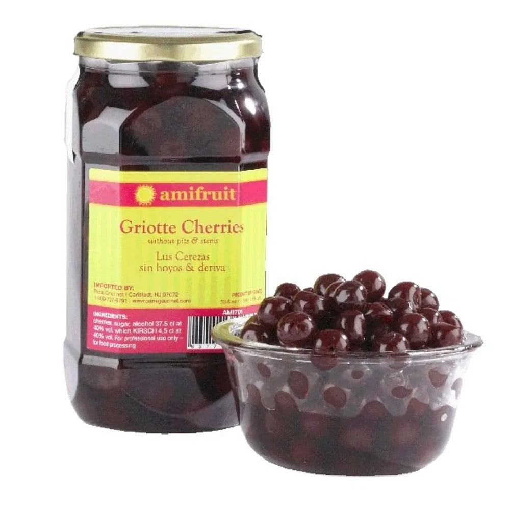 Amifruit Cherries in Kirsch Cherries Griottes In Brandy, 1 LT, 1 Pack ...