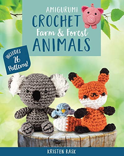Pre-Owned Amigurumi Crochet: Farm and Forest Animals: Includes 26 ...