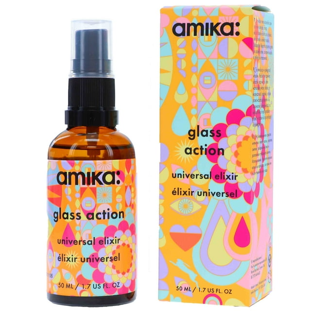 Amika Glass Action Universal Elixir 1.7 oz - Vegan, Cruelty-Free Hair ...
