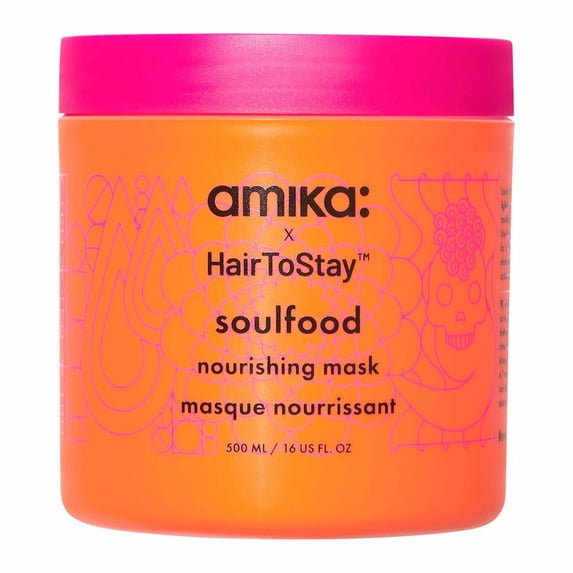 Amika Soulfood Nourishing Mask, Safe for Dry & Color-Treated Hair ...