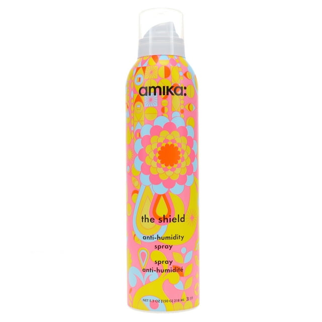 Amika The Shield Style Anti-Humidity Hair Spray, Hair Volume Full, 5.3 ...