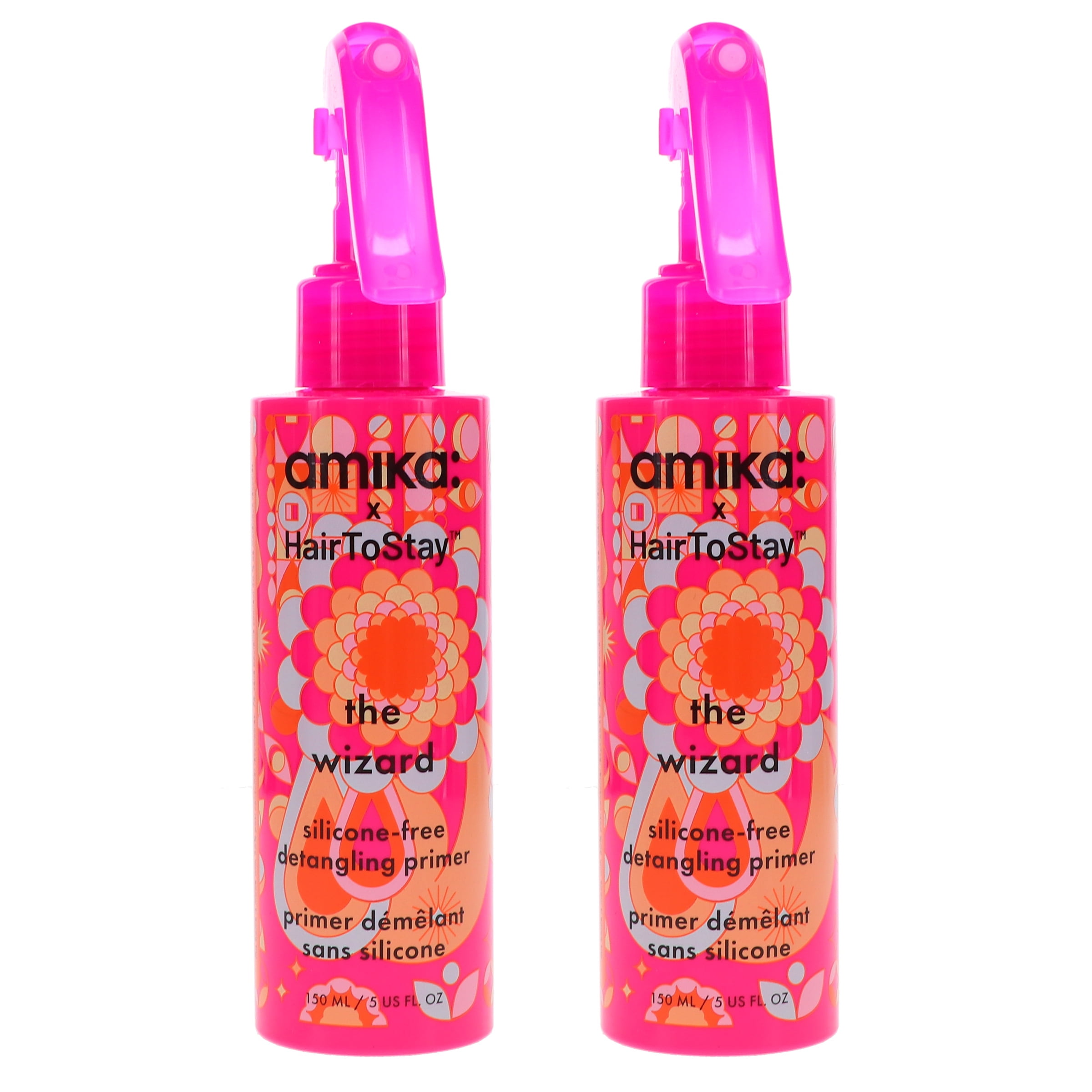 Amika The Wizard Detangling Primer 5 oz 2 Pack - Walmart.com