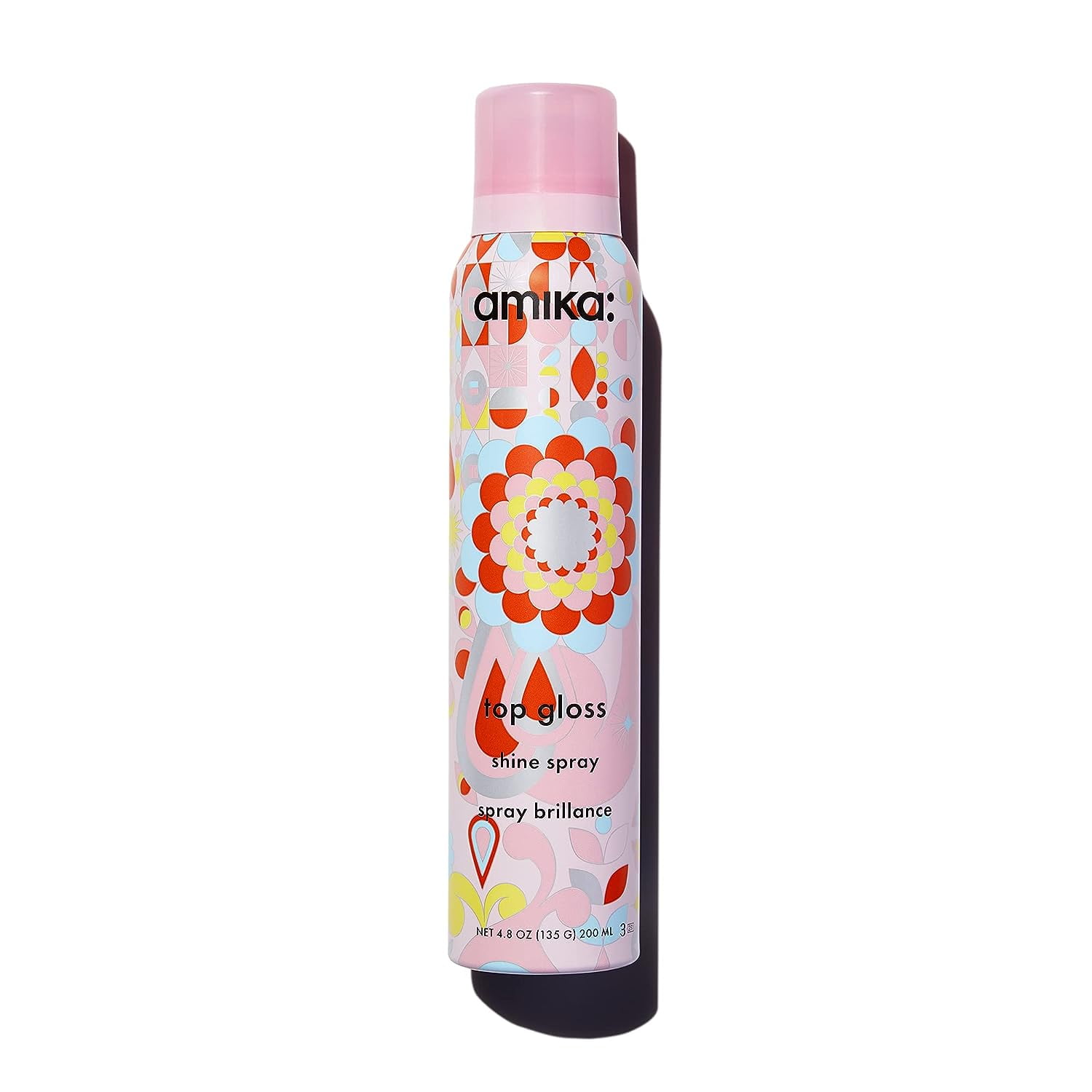 Amika Top Gloss Shine Spray, High-Shine Hair Finishing Spray, Fights ...