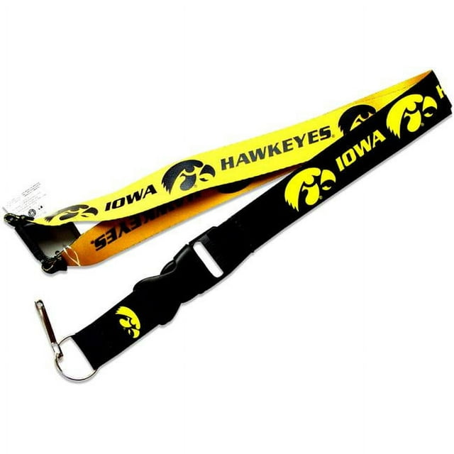 Aminco International NCAA Iowa Hawkeyes Reversible Lanyard - Walmart.com