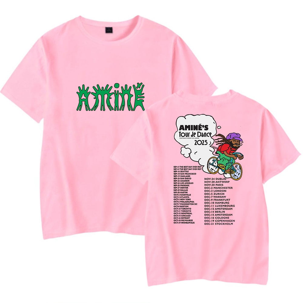Amine Tour Merch T-shirts Women Men Cosplay Streetwear Tops Short ...