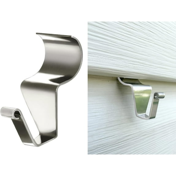 Aminigram Vinyl Siding Hooks for Hanging (12 Pack), No Hole Needed ...