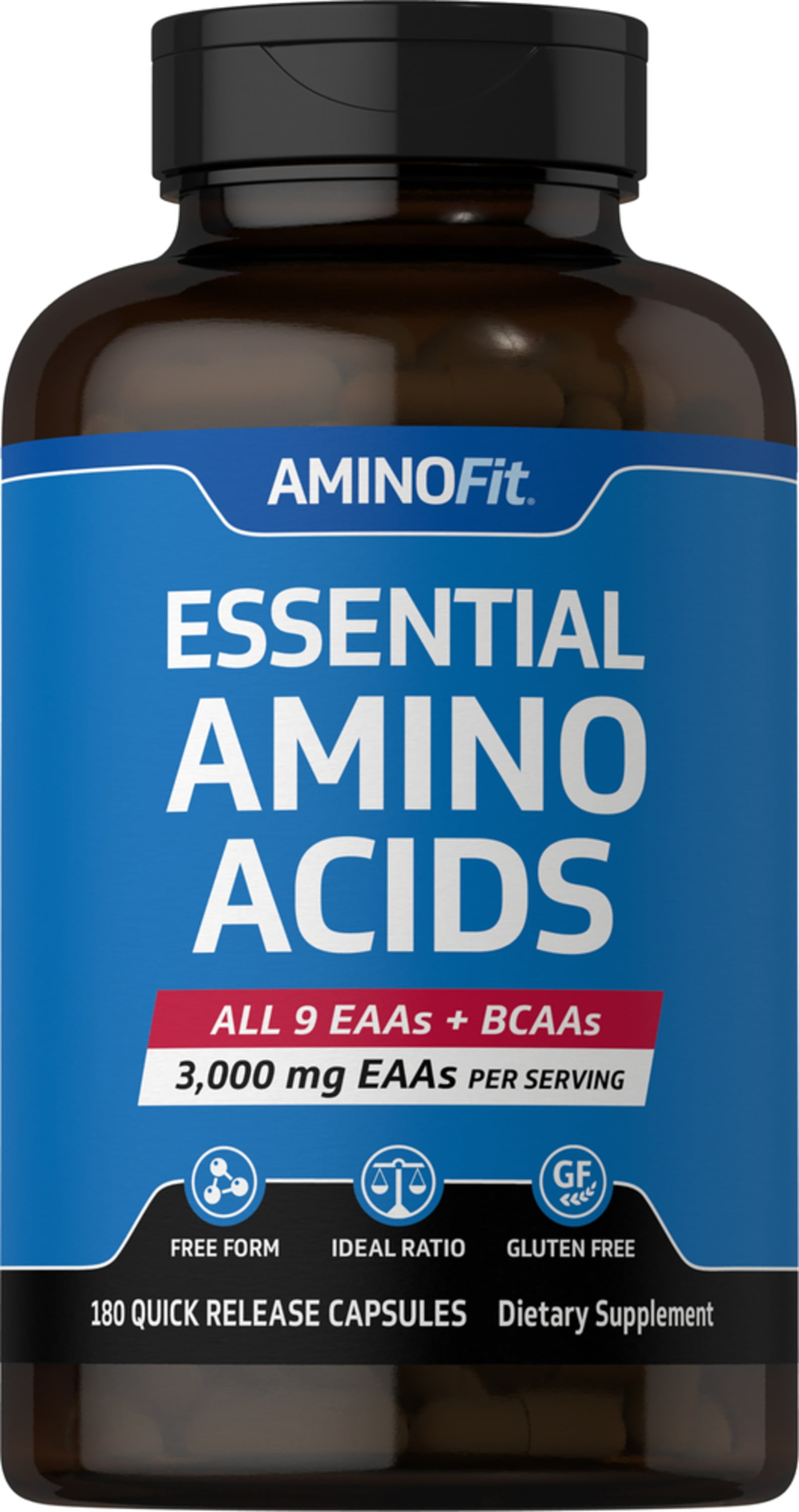 Amino Acid Supplement | 180 Capsules | For Men and Women | By Fitness ...