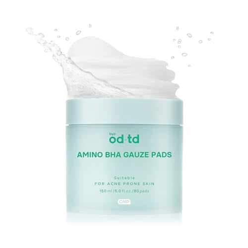 Amino BHA Pads (80 Count) - Pre-Soaked Oil Control Cotton Pads for ...