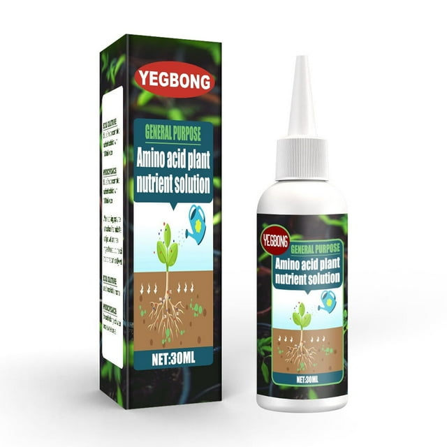 Amino acid plant nutrient solution trace elements organic leaf surface concentrate fertilizer ...