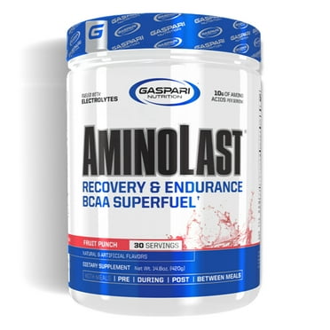 Gaspari Nutrition AminoLast Powder, Lemon Ice Flavor, 30 Servings ...