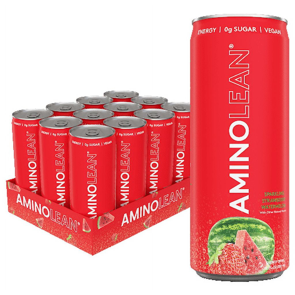 AminoLean Ready PreWorkout Energy Drink, Vegan, Sugar Free, Weight ...
