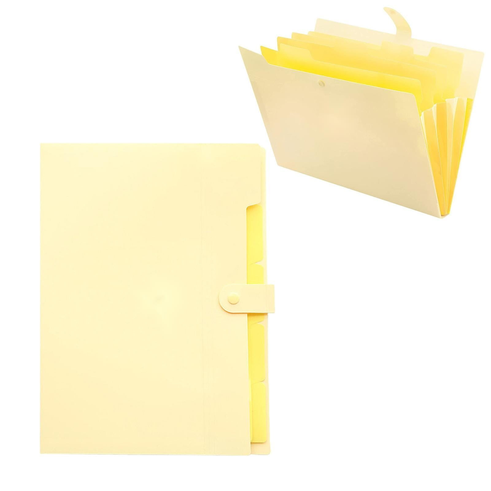 Aminojy A4 Pouch Bag Office Fastener Holder Organizer Document Folder ...