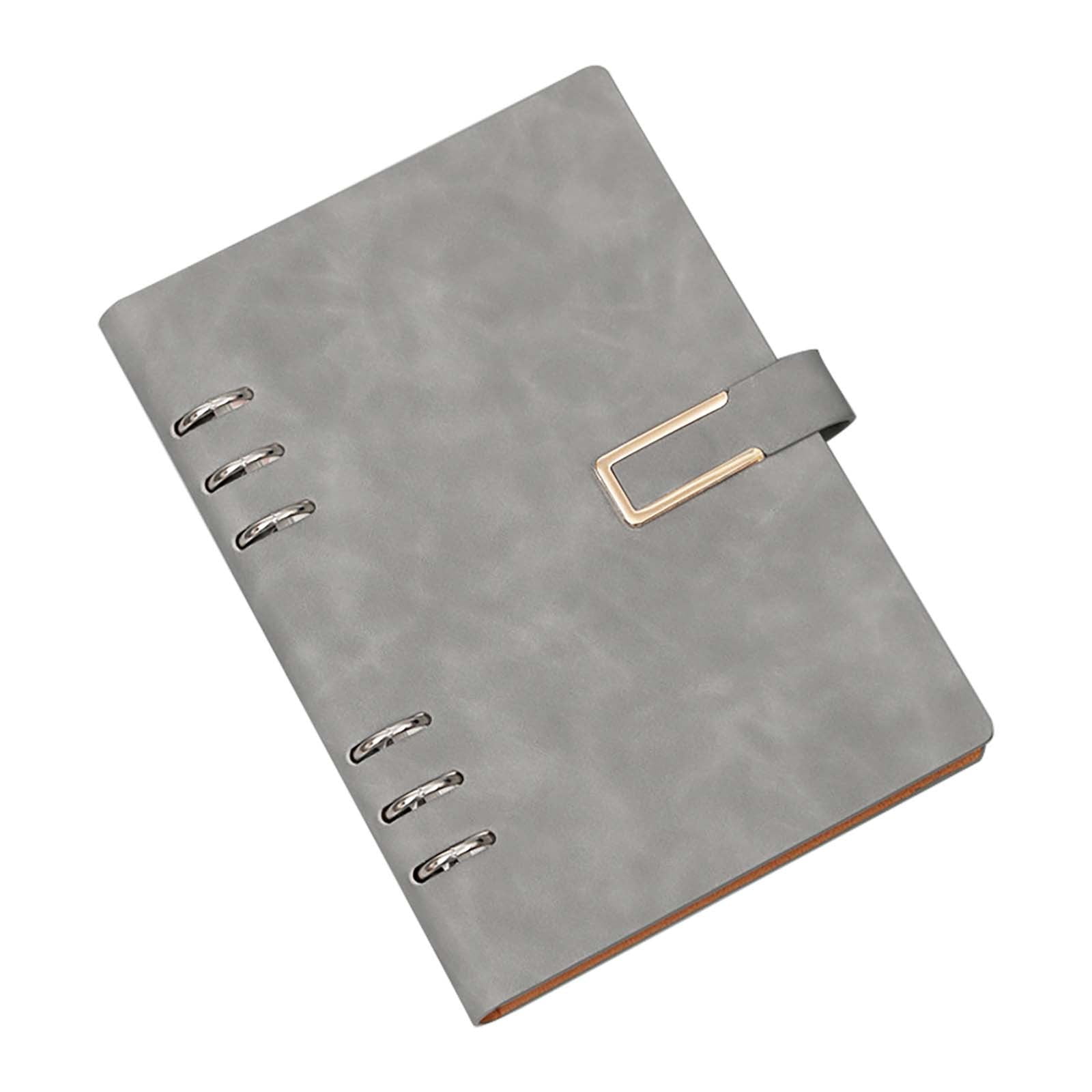 Aminojy A6 Binder 6 Ring, Refillable Planner Binder, Pu Leather Binder ...