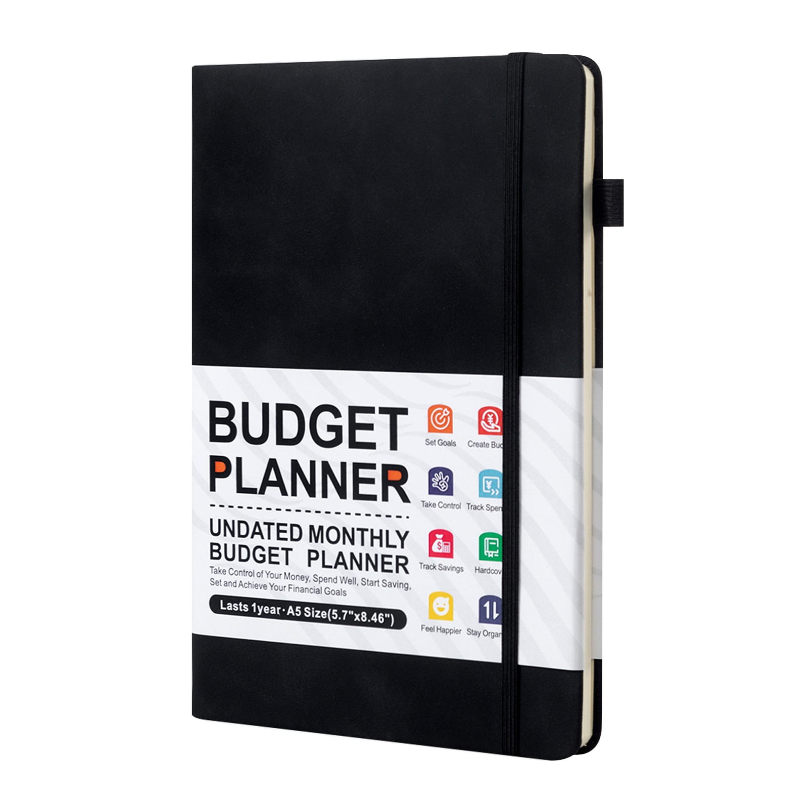 Aminojy Budget Planner With Monthly Tabs, Undated Financial Logbook ...