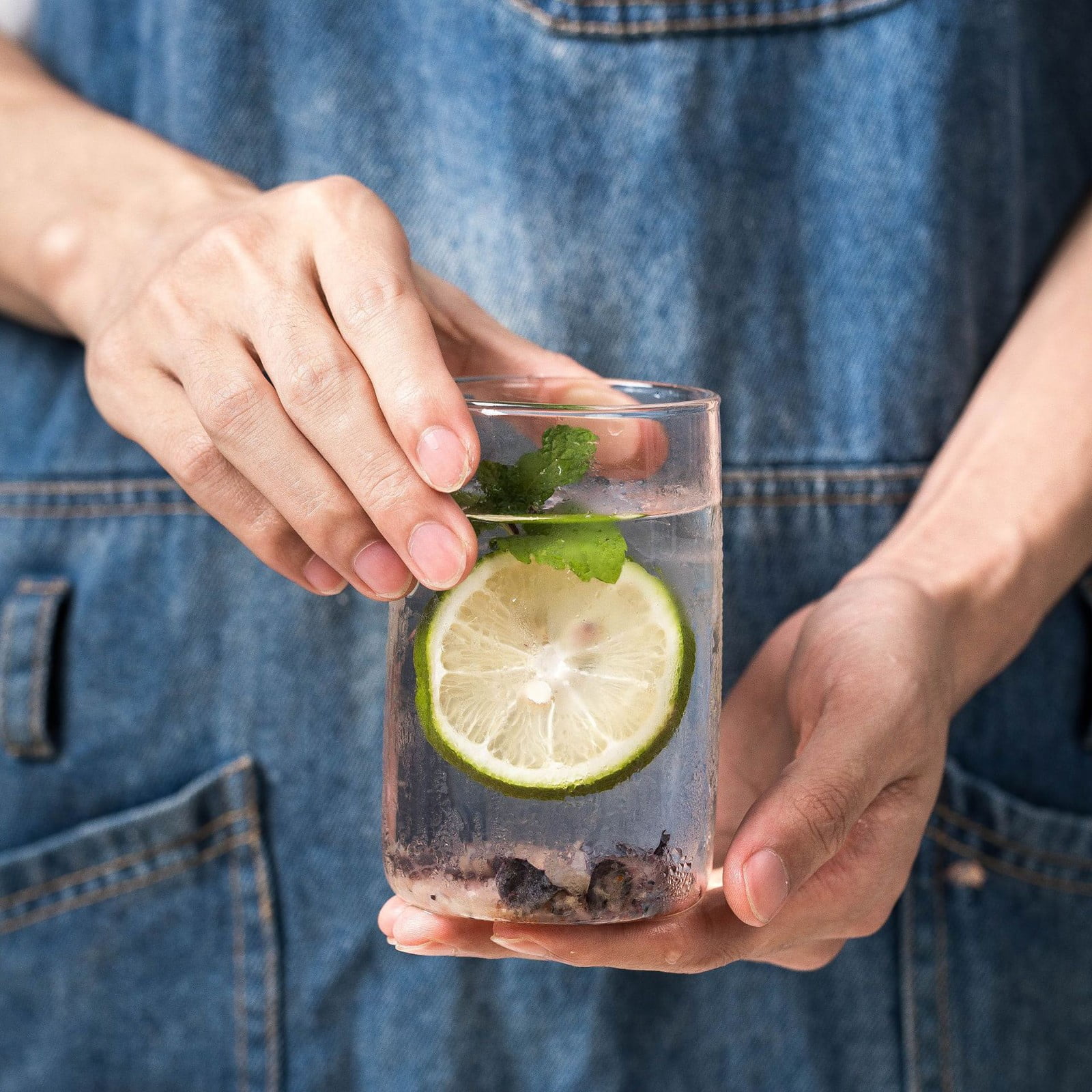 Aminojy Clear Plastic Cups High Temperature Transparent Glass Cup ...