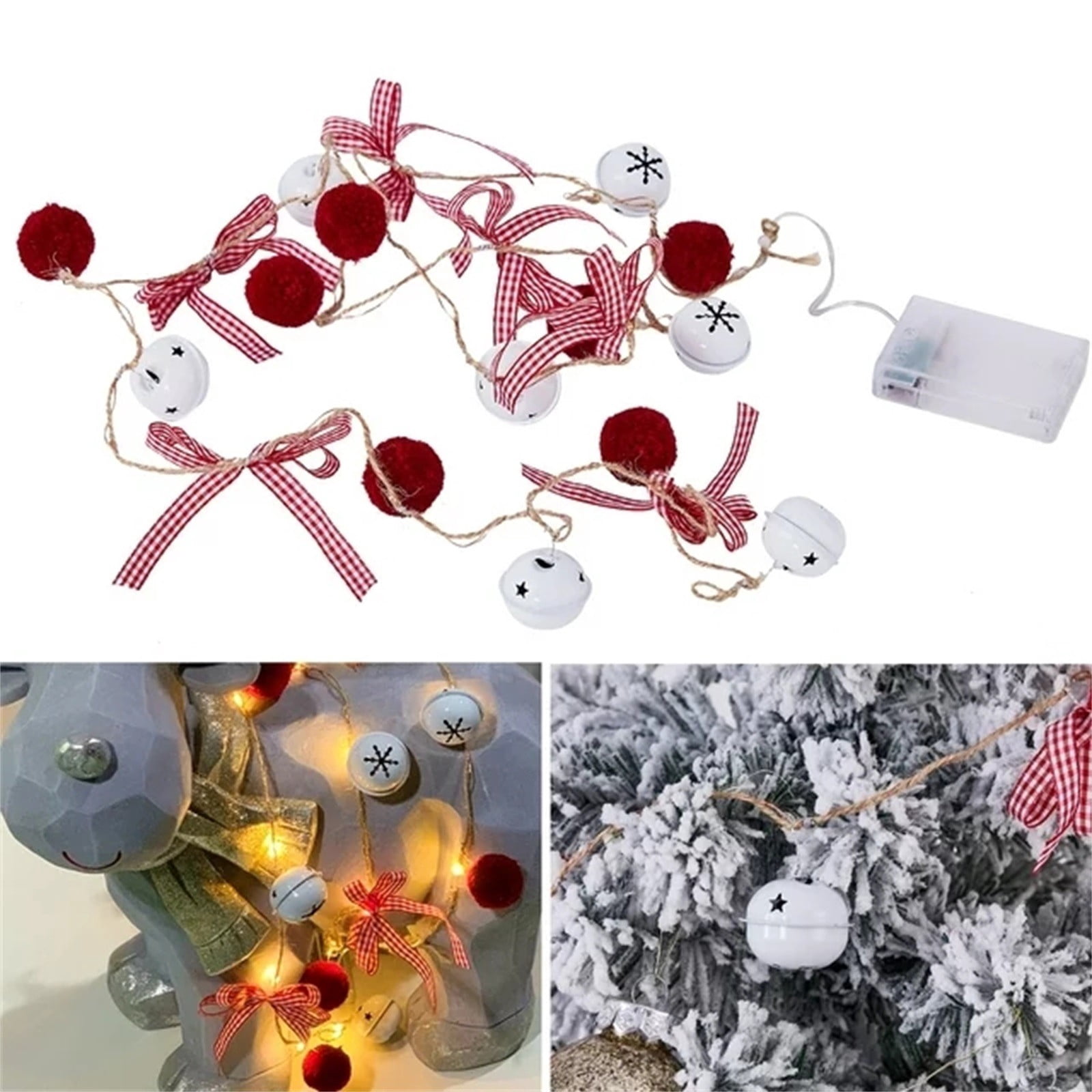 Aminojy Clearance White Lights String Indoor Red and Warm White Led ...
