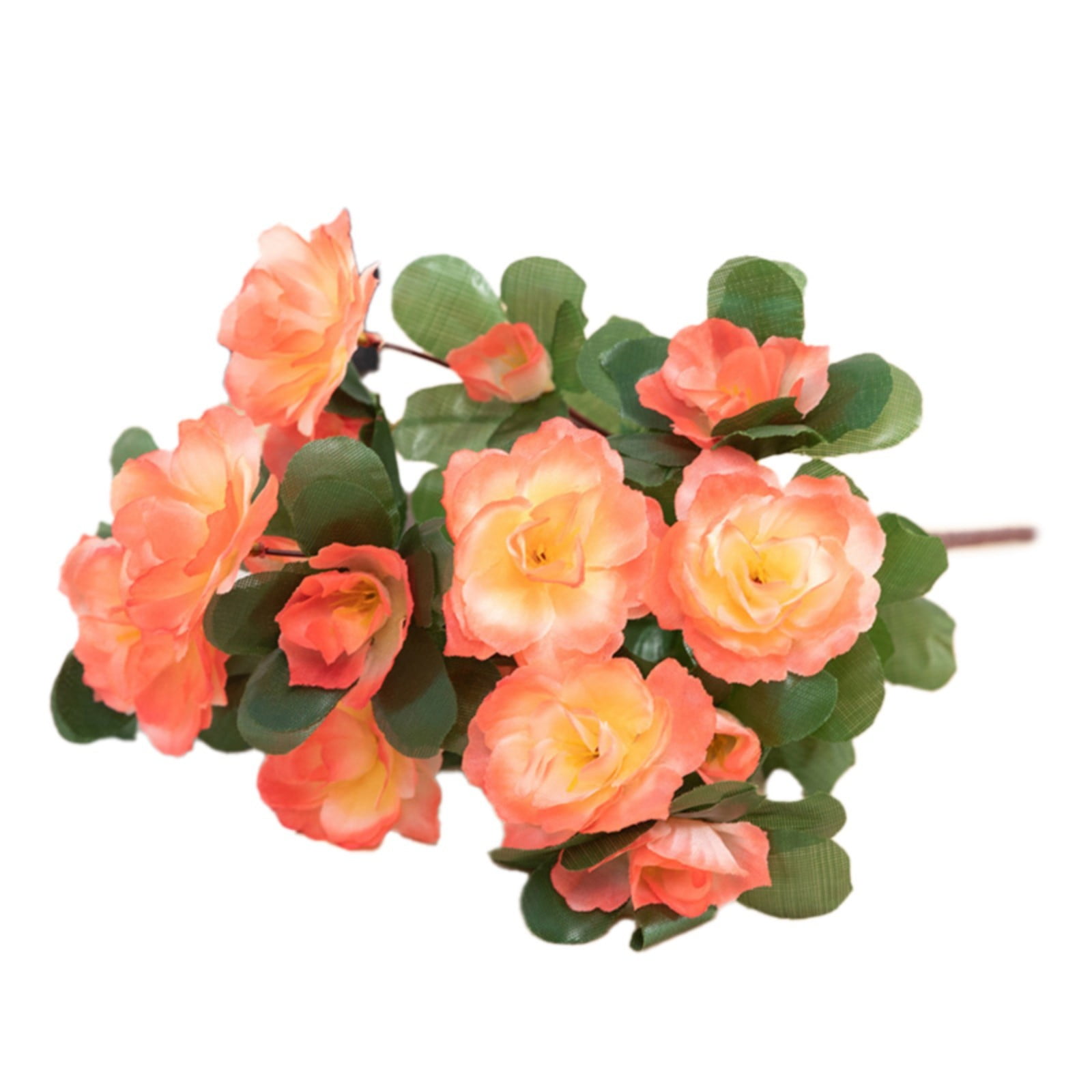 Aminojy Hot Pink UV Resistant Artificial Azalea Stems - Real Touch Fake ...