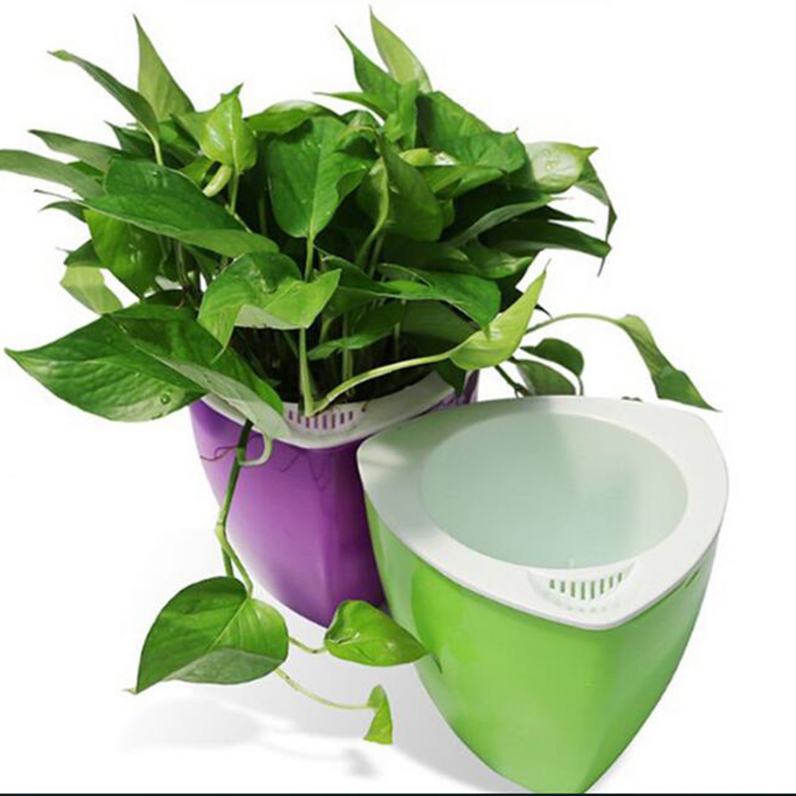 Aminojy Large Planters for Outdoor Plants Lazy Plastic Flowerpot ...