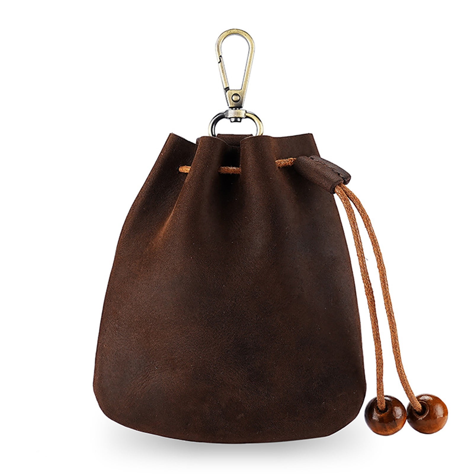 Aminojy Medieval Style Coin Purse - PU Leather Drawstring Pouch with ...