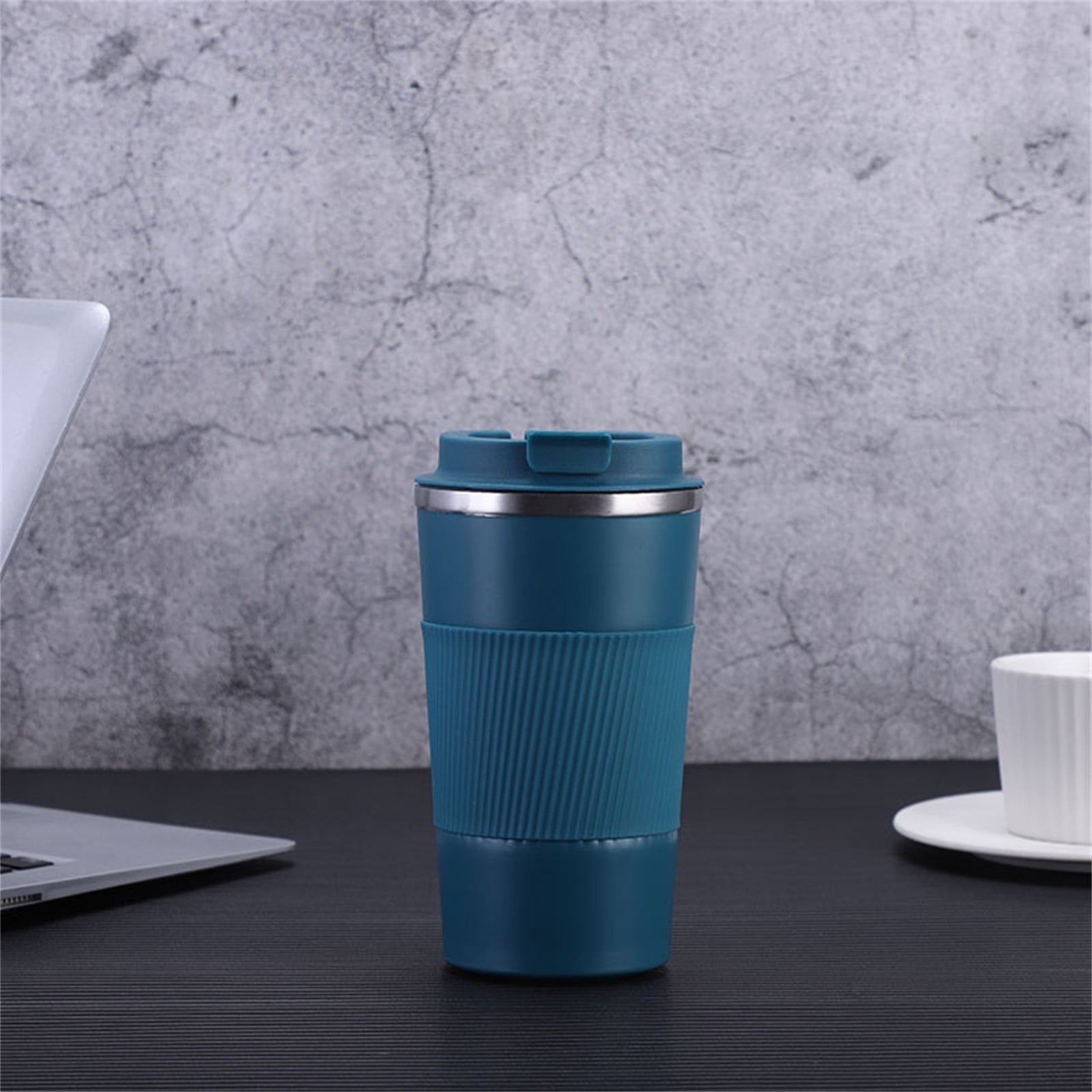 Aminojy Travel Coffee Cups Insulated Mug Thermal Tumbler To Go With Lid ...