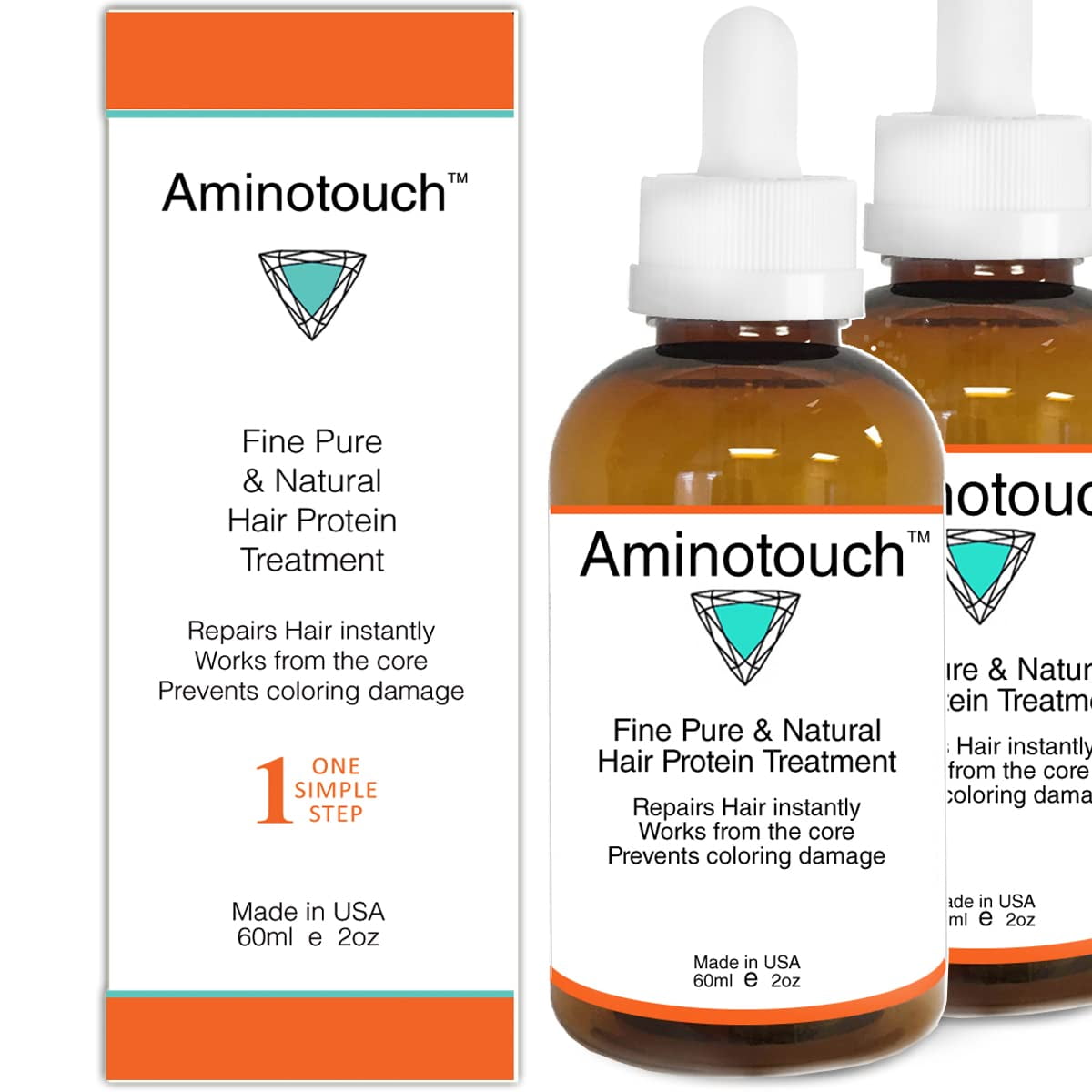 Aminotouch Natural PURE PROTEIN Shot Grow Long Hair Repair Damage Split ...