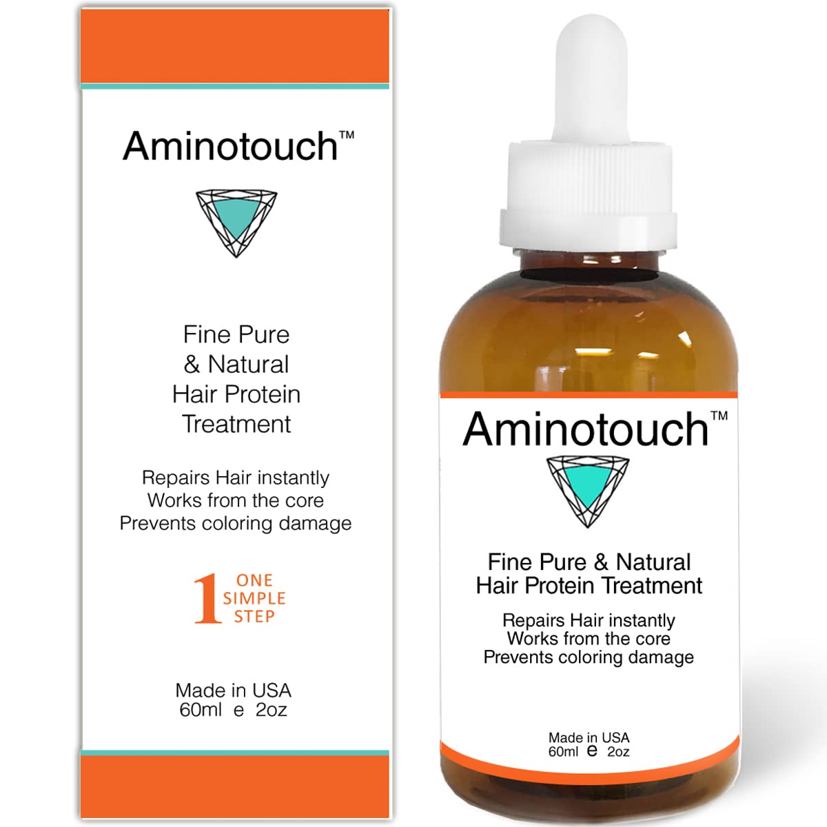 Aminotouch Natural PURE PROTEIN Shot Grow Long Hair Repair Damage Split ...