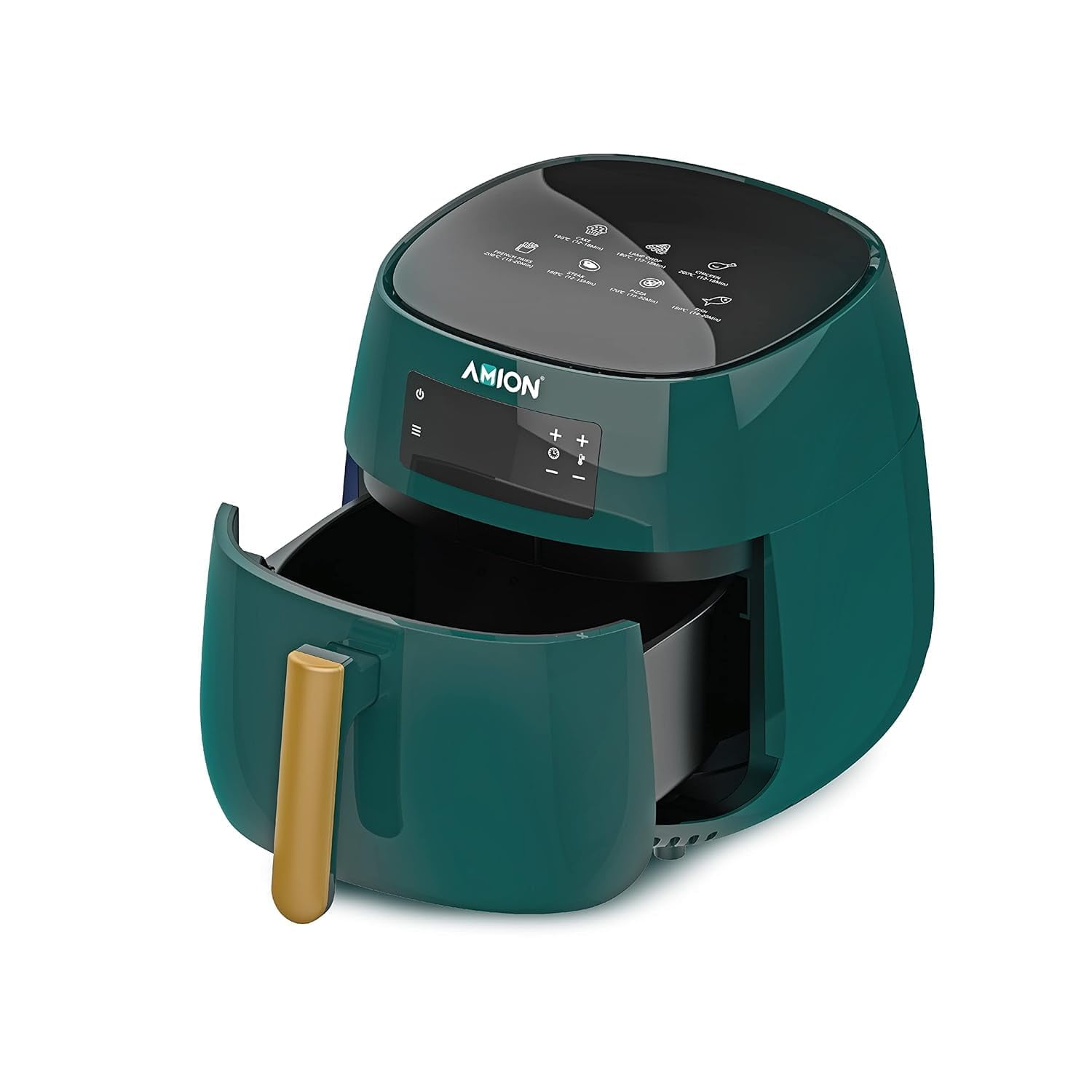 Amion Oil Free Air Fryer With 7 Recipes Preset Function On Lcd Digital ...