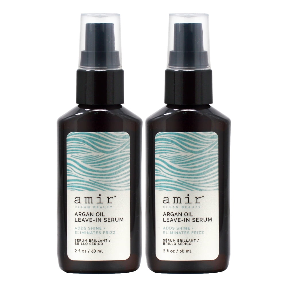 Amir Argan Oil Leave-in Serum adds Shine eliminates Frizz 2oz (Pack of ...