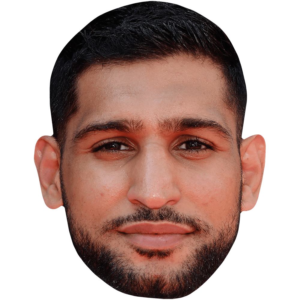 Amir Khan (Smile) Flat Cardboard Face - Walmart.com
