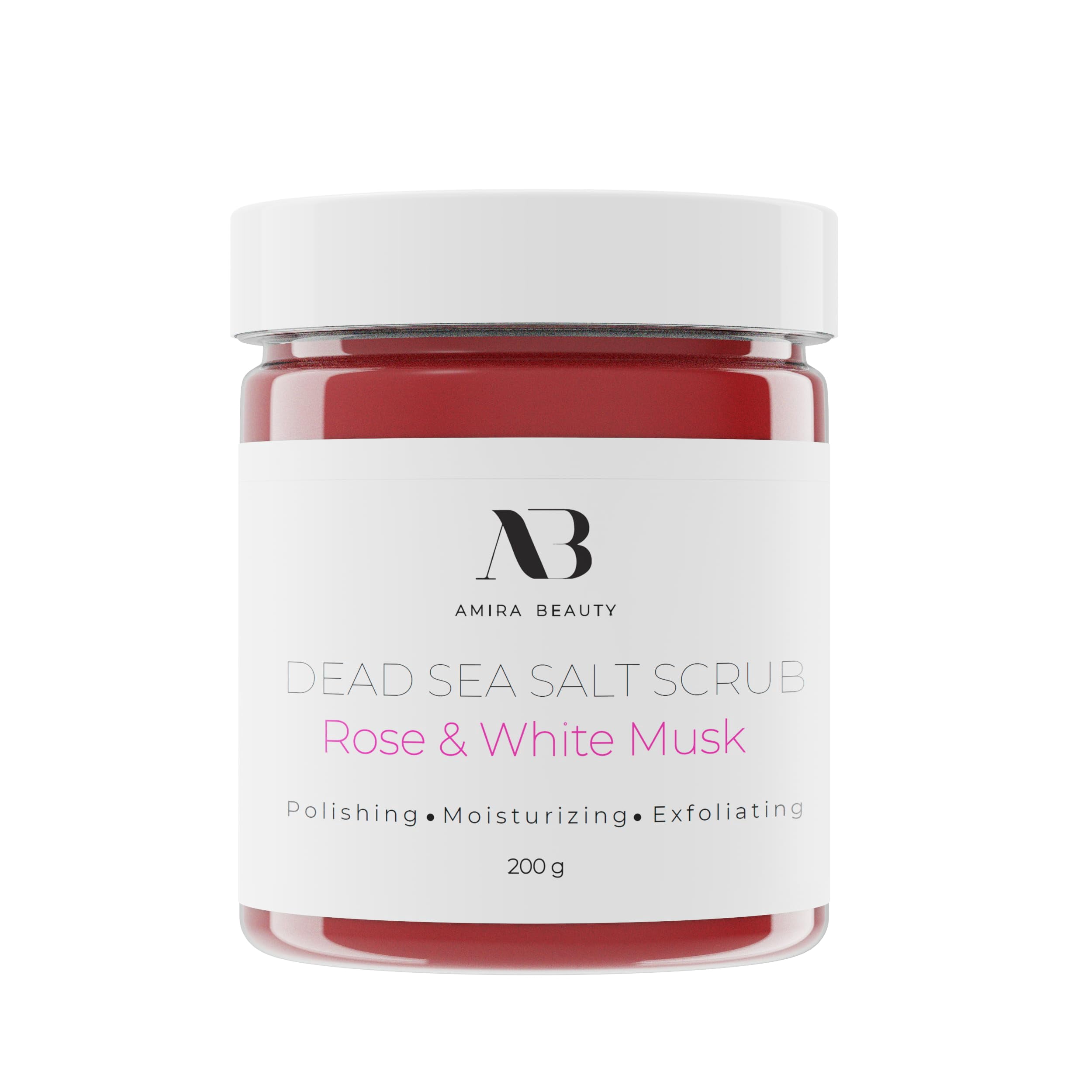 Amira Beauty Dead Sea CCF19 Salt Body Scrub | Foaming Shower Scrub with ...
