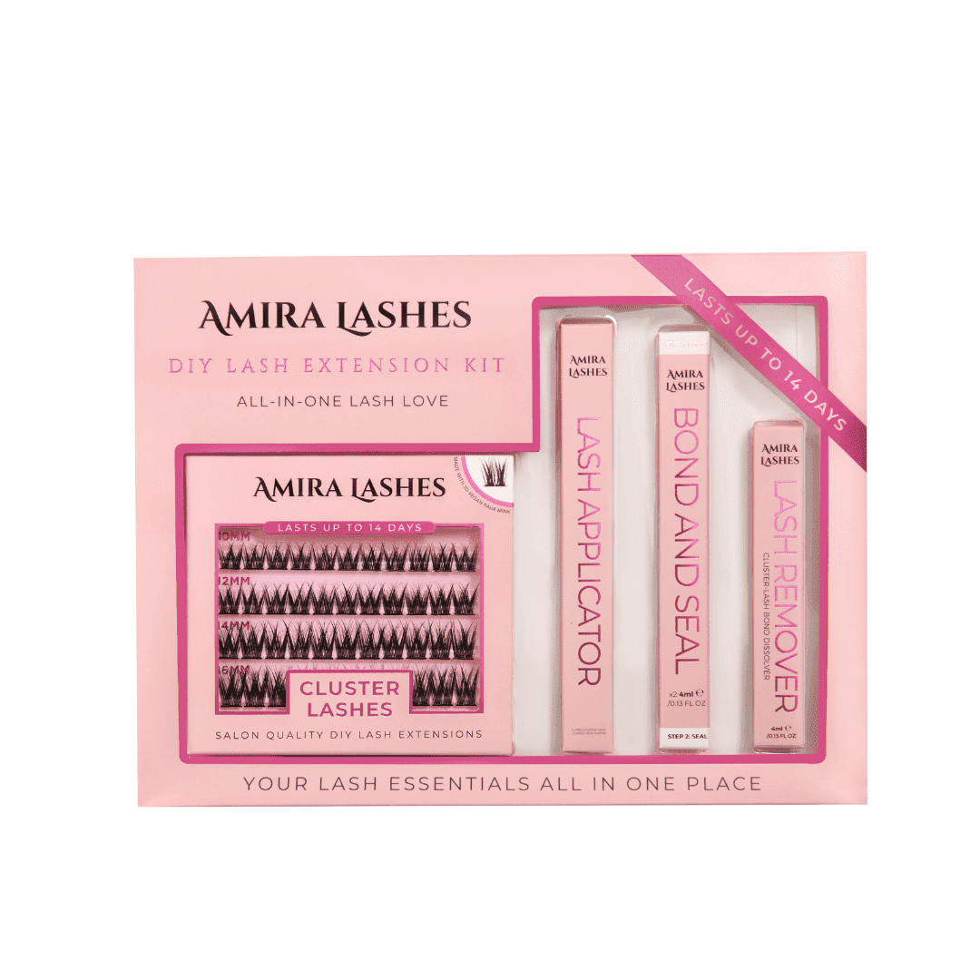 Amira Lashes Cluster Lash Set - Flirty Flare 10-16MM - Walmart.com