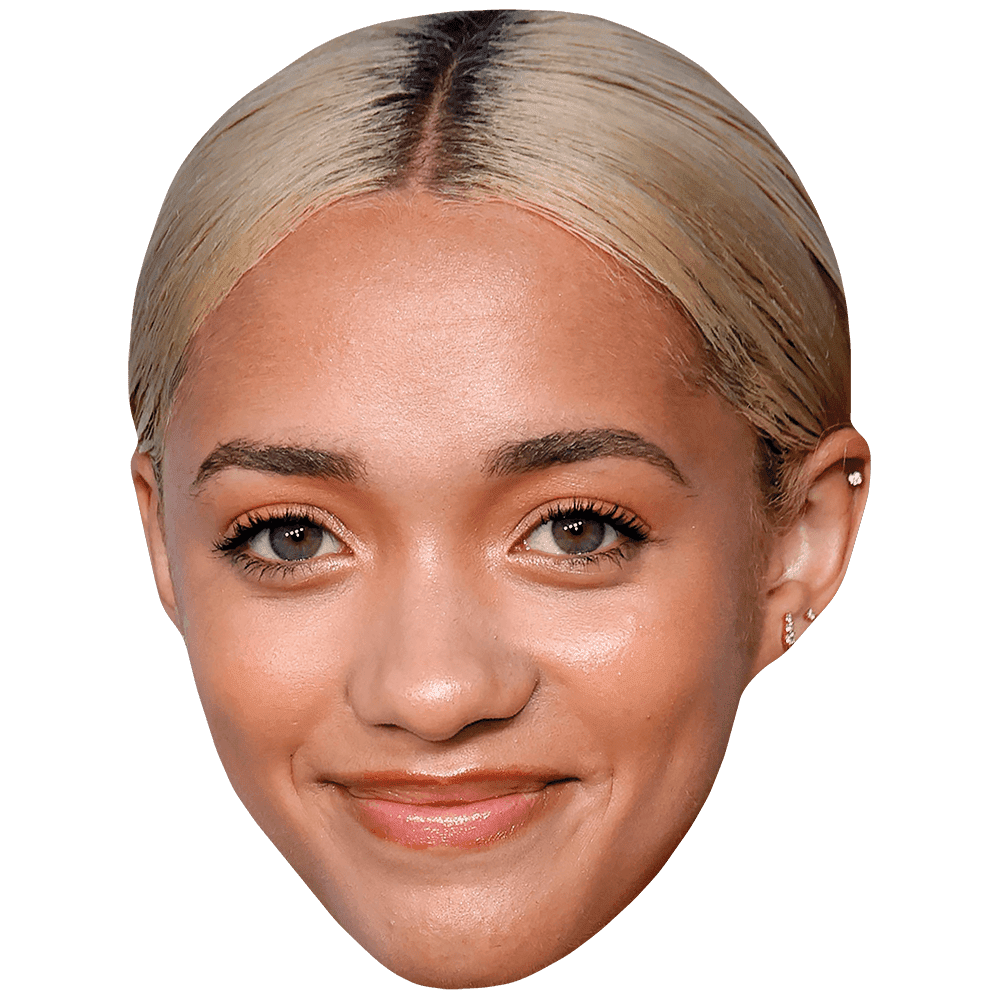 Amirah Johnson (Smile) Celebrity Mask, Flat Card Face, Fancy Dress Mask ...