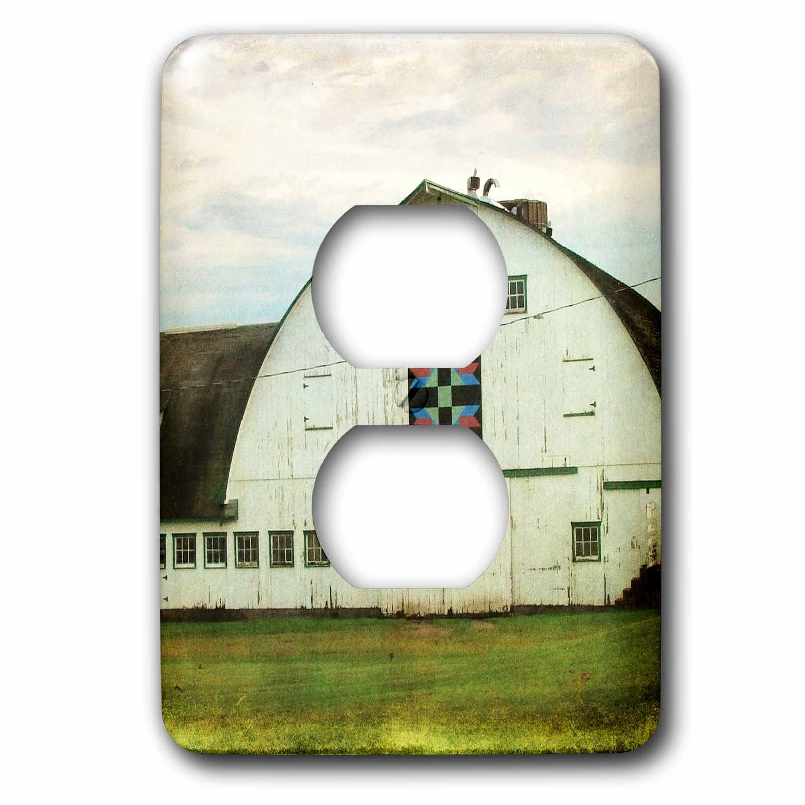 3dRose, Amish Barn Quilt by Angelandspot, 2 plug outlet cover - Walmart.com
