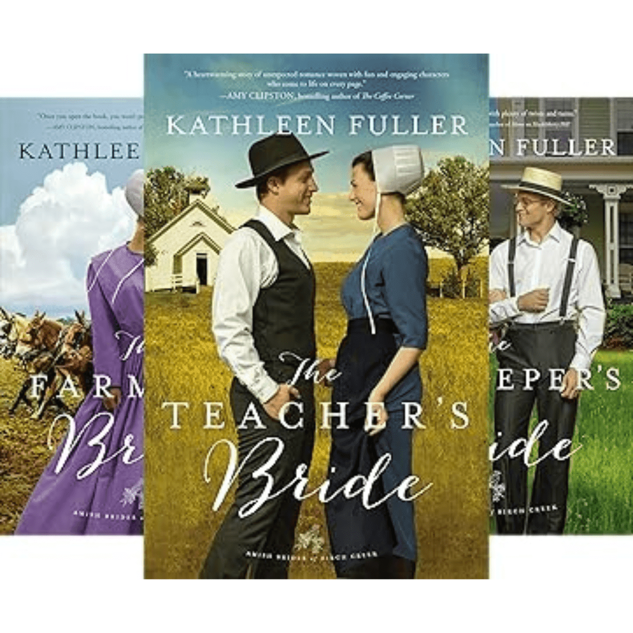Amish Brides of Birch Creek Series 1-3: The Teacher's Bride; The Farmer's Bride; The Innkeeper's ...