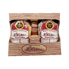 Movie Night Popcorn Gift Set, Gourmet Kernels, 5 Seasonings, Vintage ...