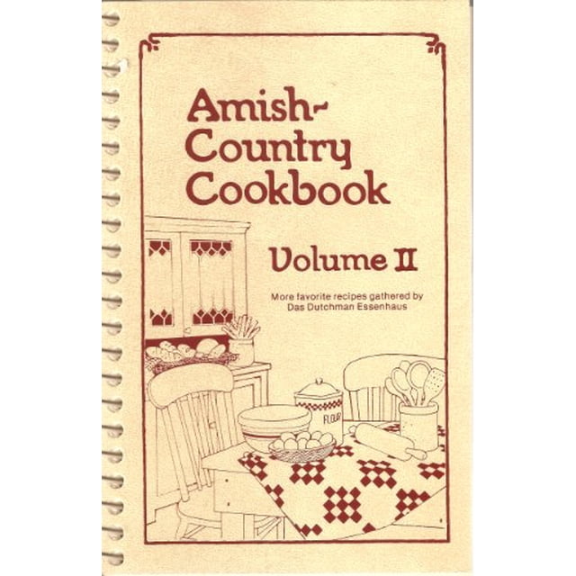 Pre-Owned Amish Country Cookbook (Spiral-bound) 093499823X ...