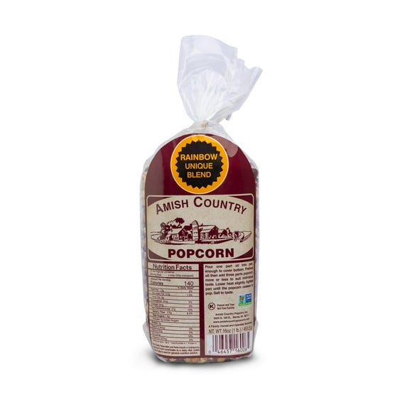 Amish Country Popcorn | 1 MDA05 lb Bag | Rainbow Popcorn Kernels | Old ...